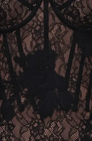 House Of Cb Aneira Lace Corset Top