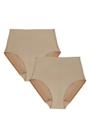 MIRACLESUIT® Assorted 2-pack Light Shaping Briefs - Warm Beige
