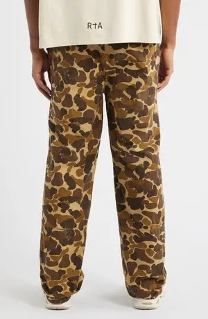 RtA Rey Camo Straight Leg Pants