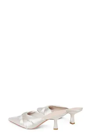 LOEFFLER RANDALL Tyla Pointed Toe Mule - Cream