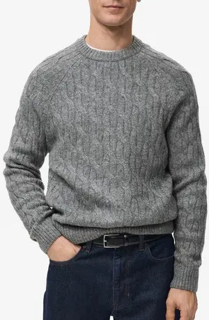 Mango Drop Shoulder Sweaters For Men