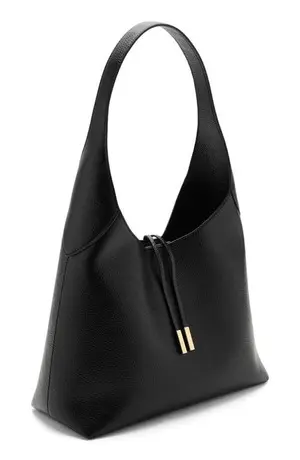 Mango Faux Leather Shoulder Bag