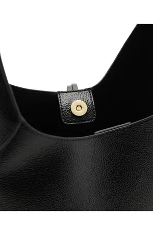 Mango Faux Leather Shoulder Bag