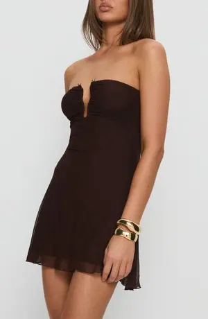 Princess Polly Strapless Mini Dress