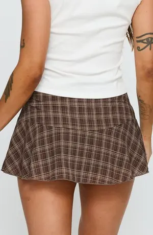 Princess Polly Plaid Mini Skirt