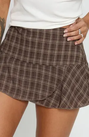 Princess Polly Plaid Mini Skirt