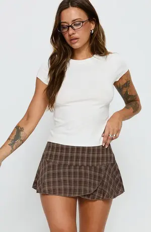 Princess Polly Plaid Mini Skirt