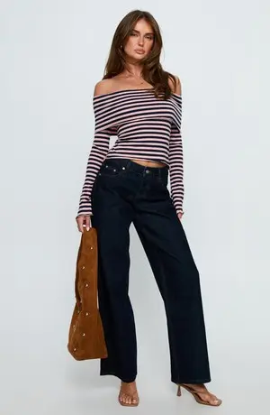 Princess Polly Janicia Stripe Knit Top