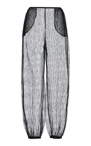THE FRANKIE SHOP Orissa Lace Balloon Pants - Black