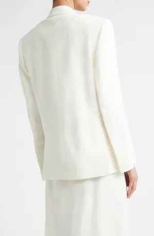 Victoria Beckham Double-breasted Tailored Jacket - Ivory