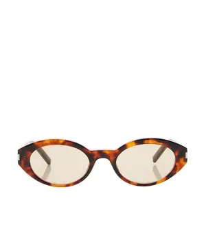 Saint Laurent Cat-eye Tortoiseshell Sunglasses - Brown