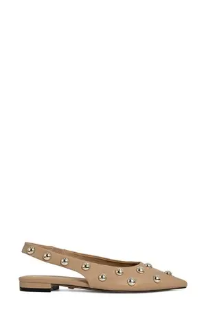 SHU SHOP Arizona Slingback Flat - Nude