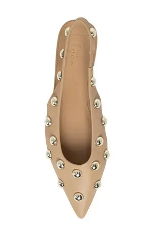 SHU SHOP Arizona Slingback Flat - Nude