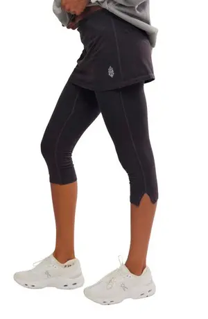 Free People Skirted Capri Leggings