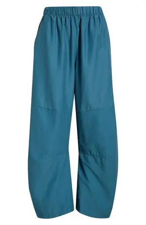 Free People Game Day Barrel Leg Pants - Riptide