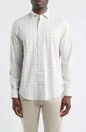 Johnnie-o Texel Open Check Everyday Performance Button-up Shirt