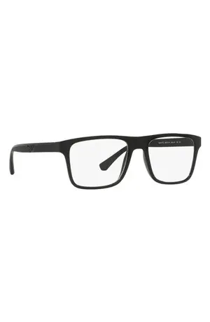 Emporio Armani 54mm Rectangle Eyeglasses