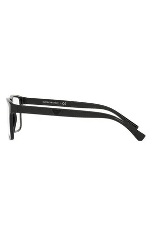 Emporio Armani 54mm Rectangle Eyeglasses