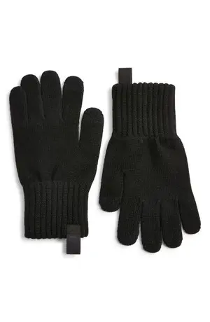 UGG Lightweight Rib Gloves - Black