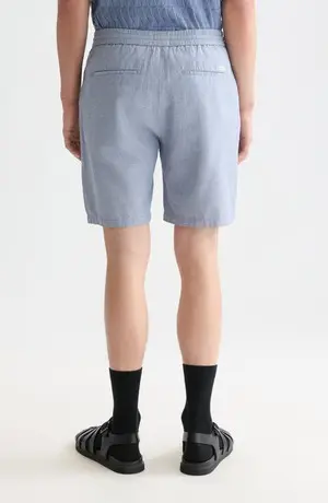 Scotch & Soda Cotton & Linen Chino Shorts - Infinity