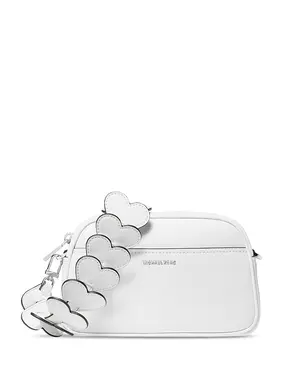 Michael Kors Jet Set Small Camera Crossbody - Optic White