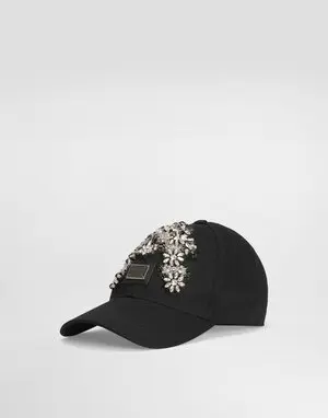 Dolce & Gabbana Cotton Drill Baseball Cap - Black