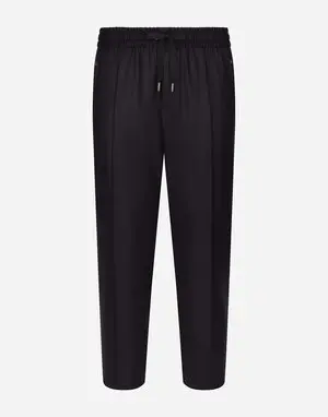 Dolce & Gabbana Wool Jogging Pants - Blue