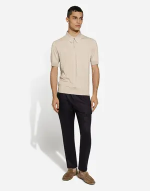 Dolce & Gabbana Wool Jogging Pants - Blue