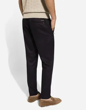 Dolce & Gabbana Wool Jogging Pants - Blue