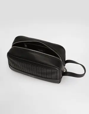 Dolce & Gabbana Woven Plongé Calfskin Necessaire