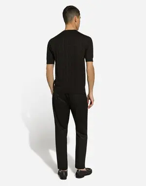 Dolce & Gabbana Wool Jogging Pants - Black