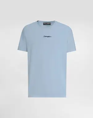Dolce & Gabbana T-shirt M/corta Giro - Blue