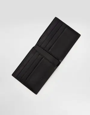 Dolce & Gabbana Woven Plongé Calfskin Wallet - Black