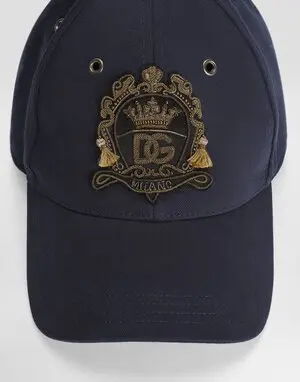 Dolce & Gabbana Washed-effect Drill Baseball Cap - Multicolor