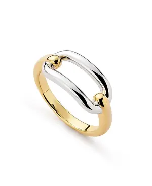 ANA LUISA Blake Statement Ring - Two-tone