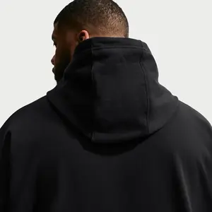 Nike Sportswear Club Oversized French Terry Pullover Hoodie - Black