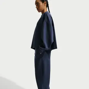 Nike 24.7 Impossiblysoft Dri-fit High-waisted Loose Flared Pants