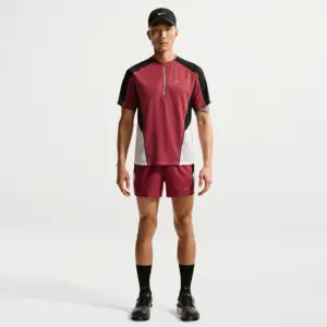 Nike Retro Dri-fit 4" Brief-lined Running Shorts - Red