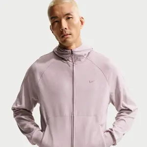 Nike Dri-fit Uv Protection Full-zip Performance Hoodie - Grey