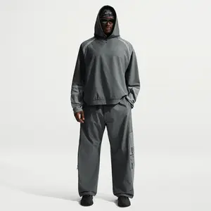 Nike Tech Dri-fit Shori Knit Utility Pants - Grey
