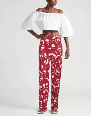 Alpha Studio Wide-leg Viscose-blend Pants
