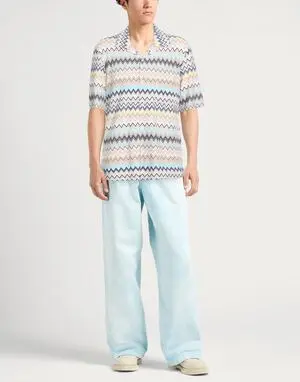 Missoni Shirt Size Cotton - Blue