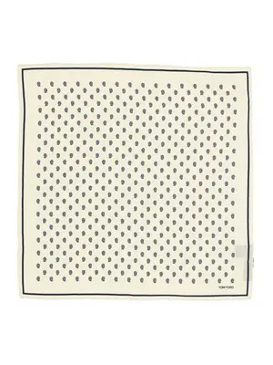 TOM FORD Silk Twill Pocket Handkerchief - Cream