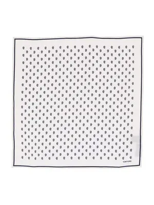 TOM FORD Silk Twill Pocket Handkerchief - White