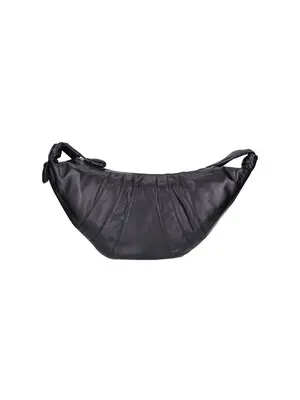 LEMAIRE Large Croissant Shoulder Bag - Black