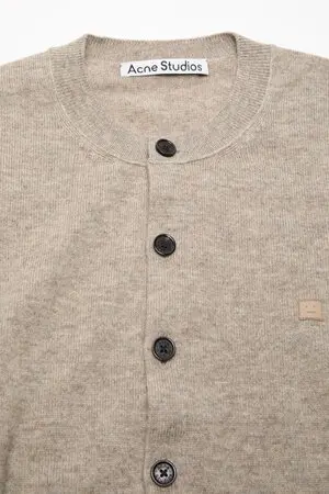 Acne Studios Fitted Yak Wool Cardigan