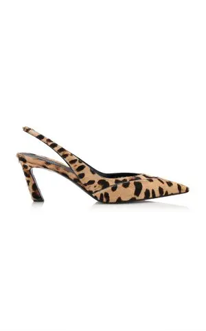 Givenchy Leopard-print Slingback Pumps