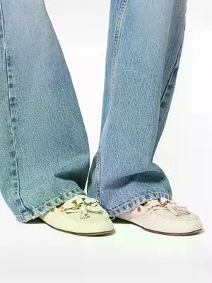 Isabel Marant Étoile Faxel Studded Leather Loafers - Neutrals
