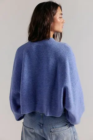 Free People Collette Cashmere Pullover Sweater - Hortensia