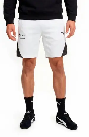 PUMA Bmw M Motorsport Sweat Shorts - Silver Mist